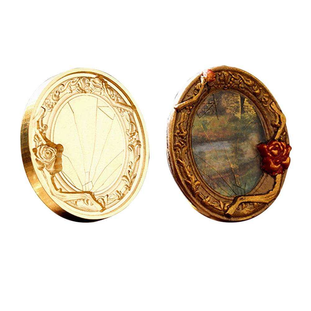 Pohot Photo Frame Sealing Wax Printhead Retro 3D Embossed Art Seal ...