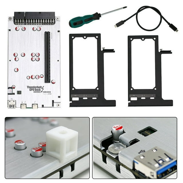 Pohot TH3P4G3 Mini Thunderbolt-Compatible GPU Video Card Dock 85W PD ...