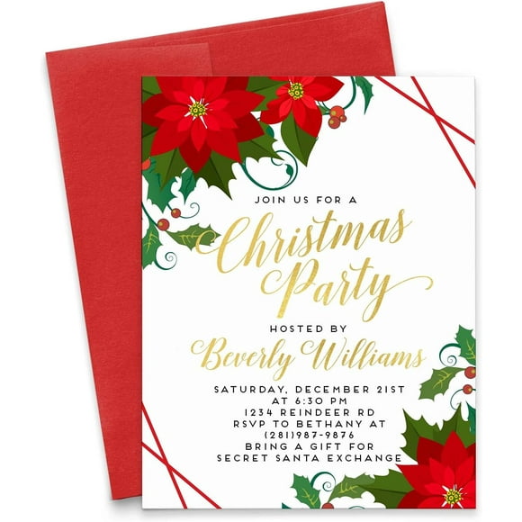 Fun Christmas Party Invitation Wording