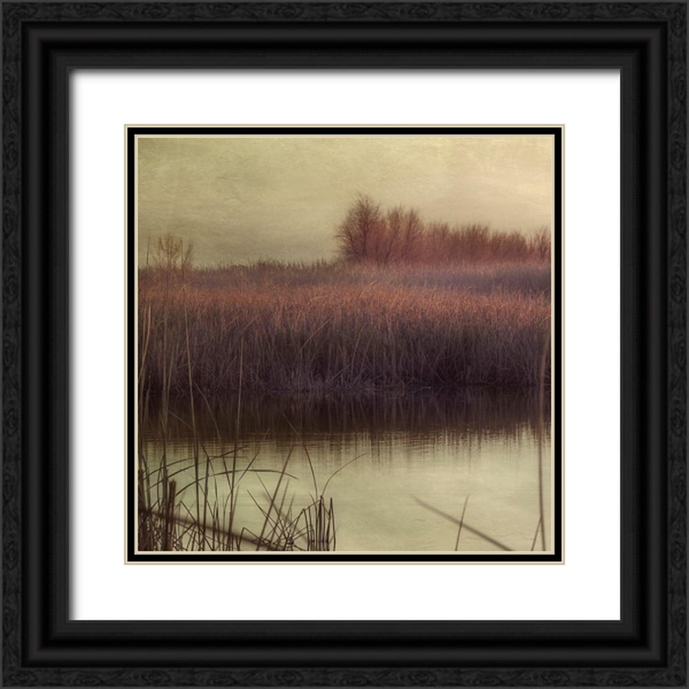 Poinski, Dianne 15x15 Black Ornate Wood Framed with Double Matting ...