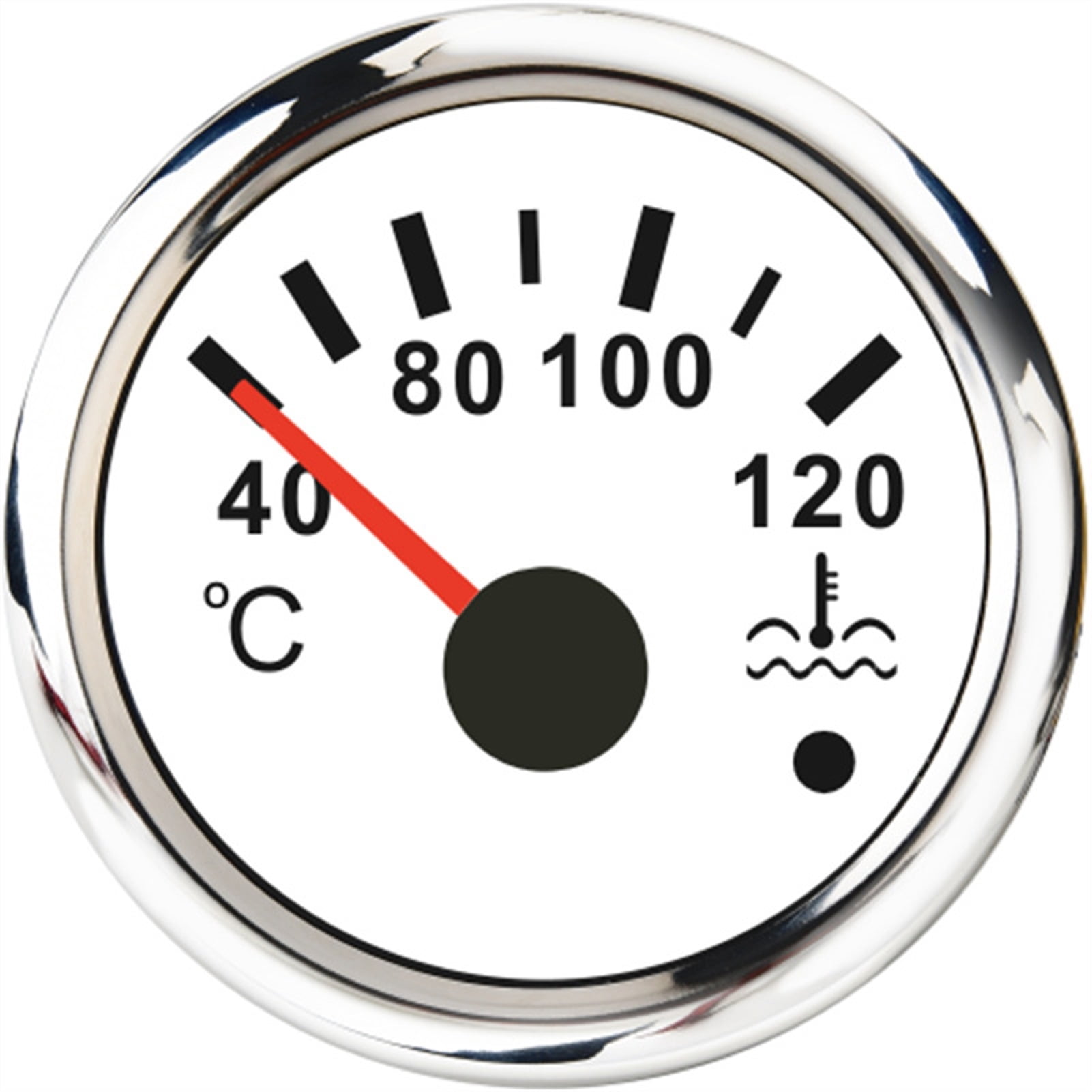 Point Alarm Car Gauge Vehicle Meter 12V Automobile 52mm Water Temp Oil ...