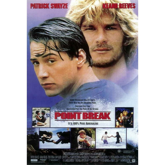 Point Break Movie POSTER 27" x 40" Style B - Walmart.com
