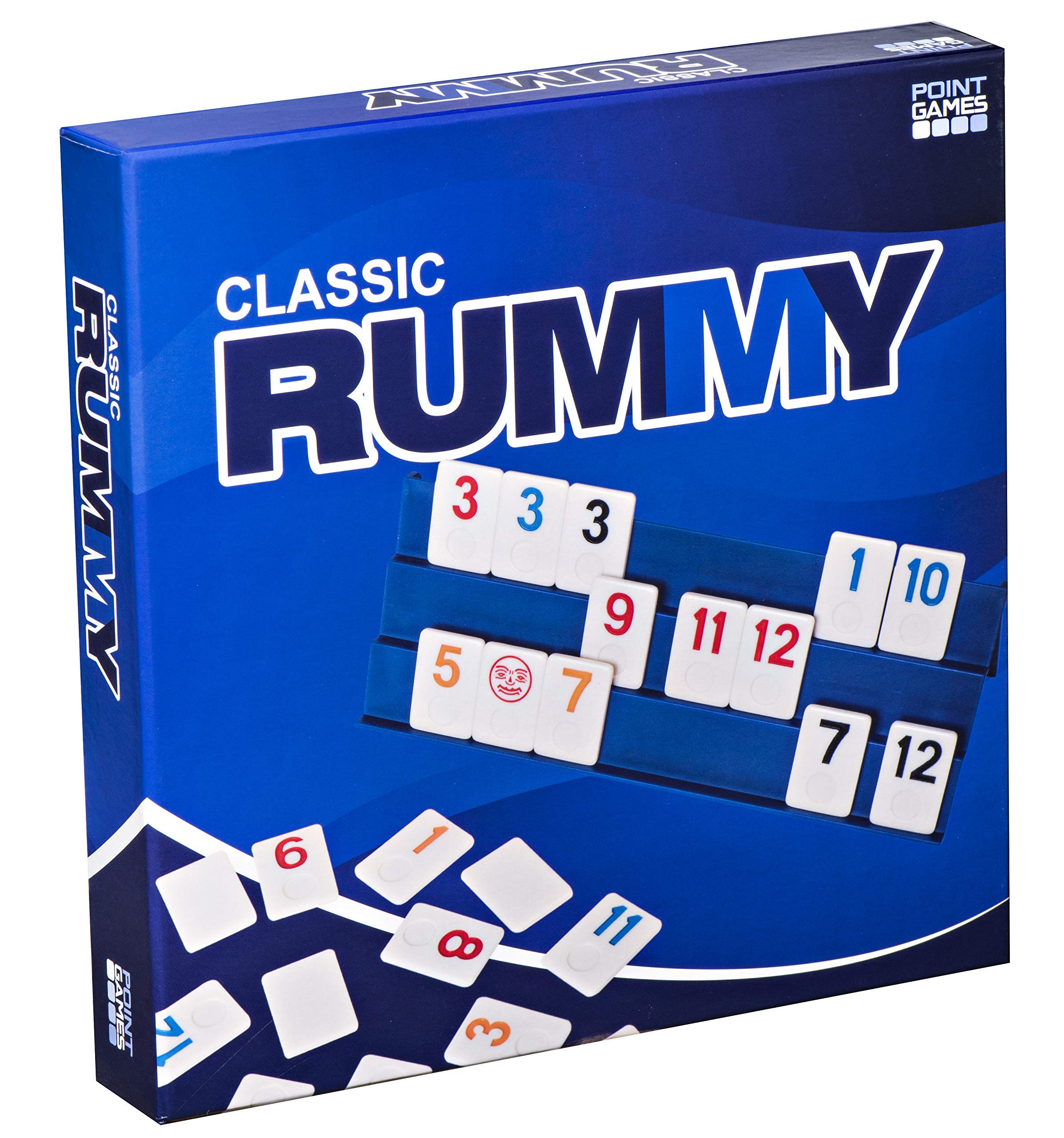 Point Games, Classic Rummy AIF4 Cube Game, with Full-Size Three Tier ...