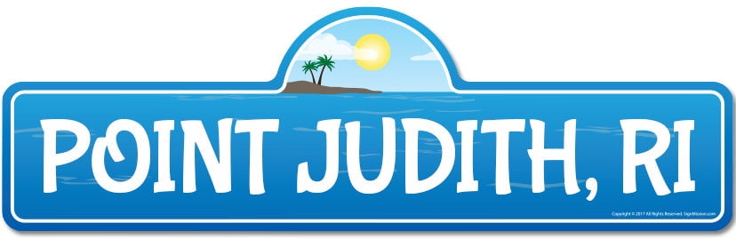 Point Judith RI Rhode Island Beach Street Sign | Indoor/Outdoor ...