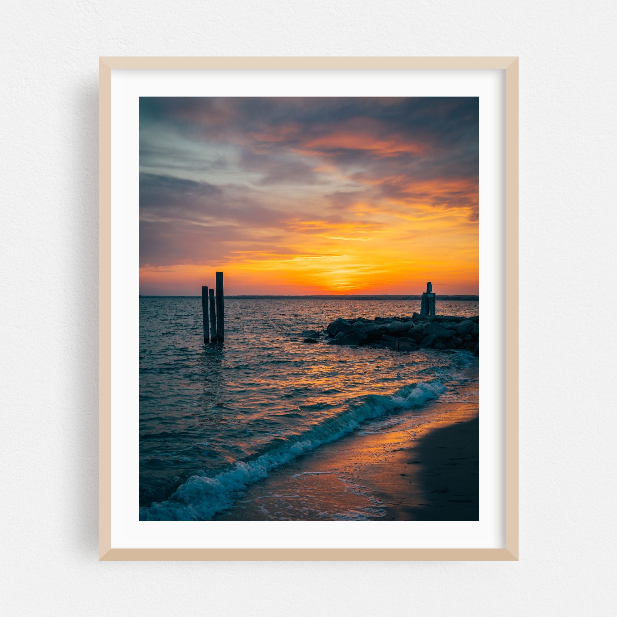 Point Judith Sunset - Narragansett Rhode Island Photography Sunset ...