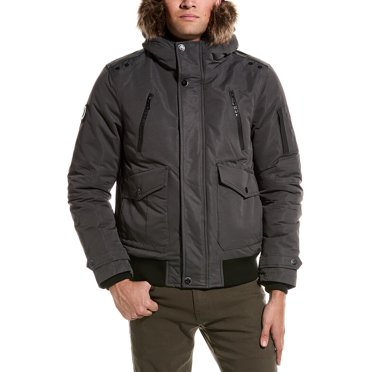 FLAVOR Men's Genuine Pigskin Leather Flight Bomber Jacket, Brown, Size ...