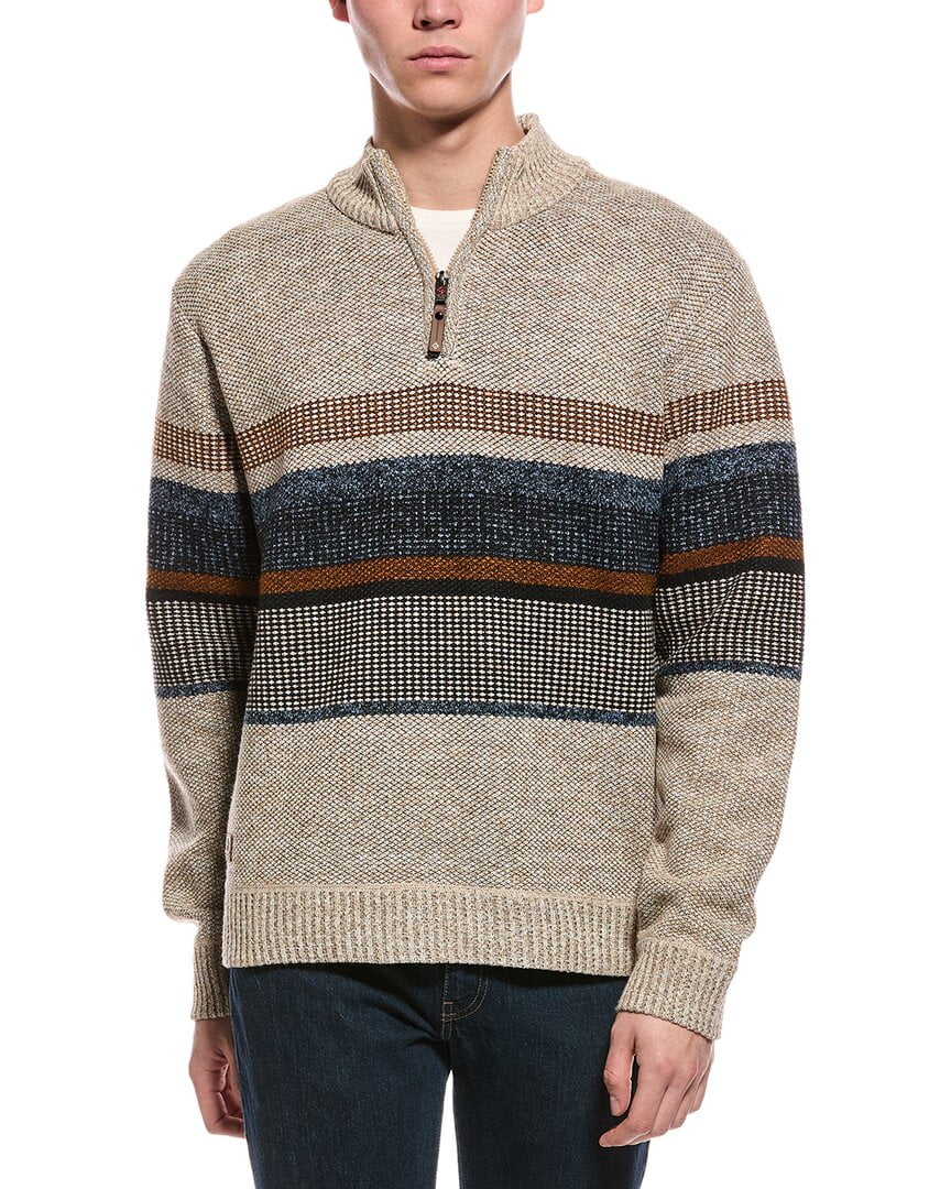 Point Zero mens Semi Fit 1/4-Zip Mock Neck Sweater, s, Biege - Walmart.com
