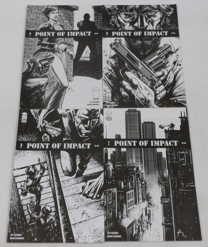 Point of Impact #1-4 VF/NM complete series Jay Faerber ; Image ...