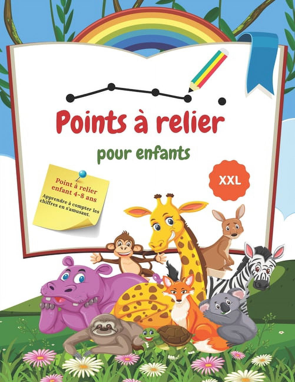 Point à relier enfant 4-8 ans. Apprendre à compter les chiffres en s ...