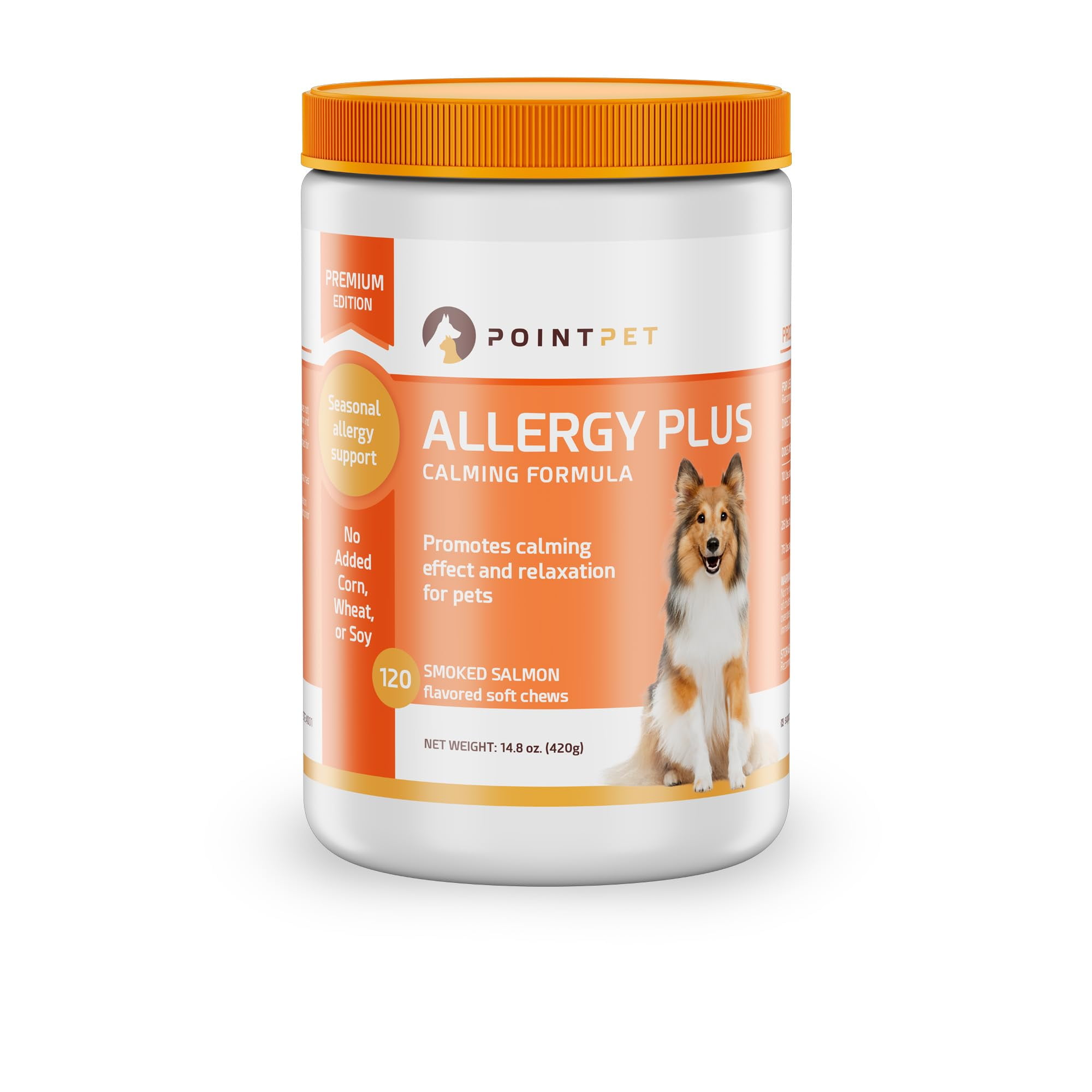 PointPet Allergy Plus Calming Formula for Dogs, 120 Count ...