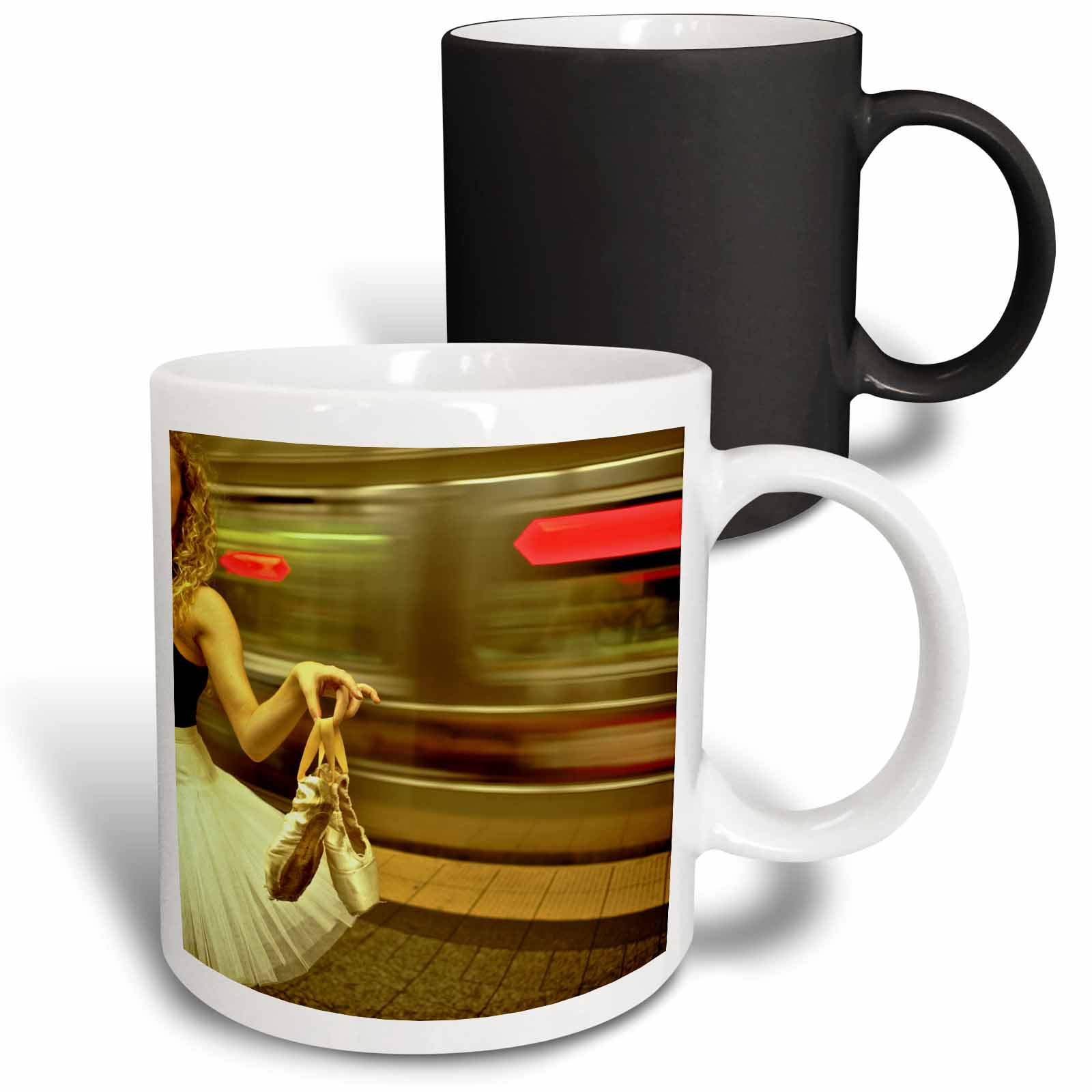 3drose, Pointe Shoes and New York Subway in Motion, 11oz Magic ...