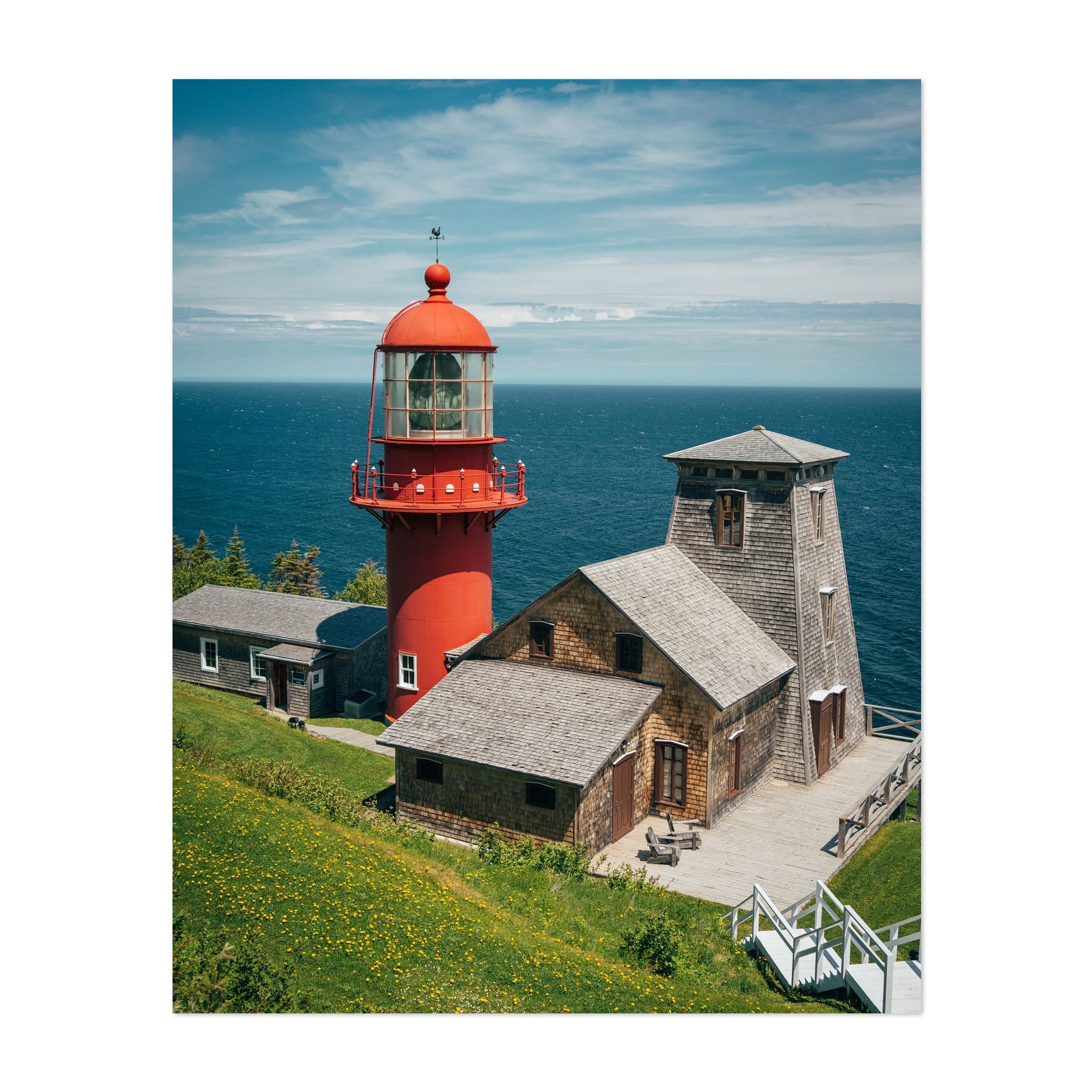 Pointe-à-la-Renommée Lighthouse - Gaspé Québec Canada Photography ...