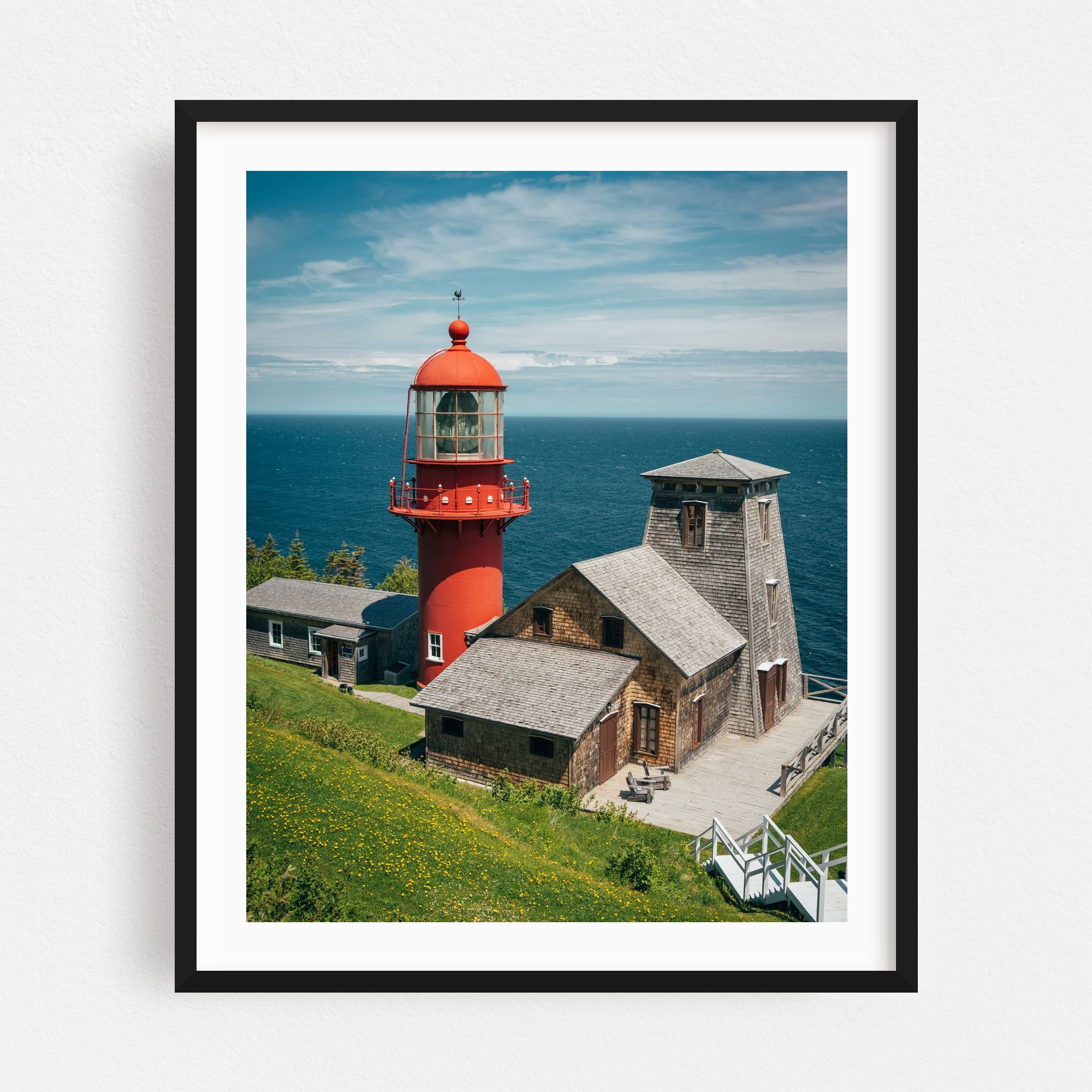 Pointe-à-la-Renommée Lighthouse - Gaspé Québec Canada Photography ...