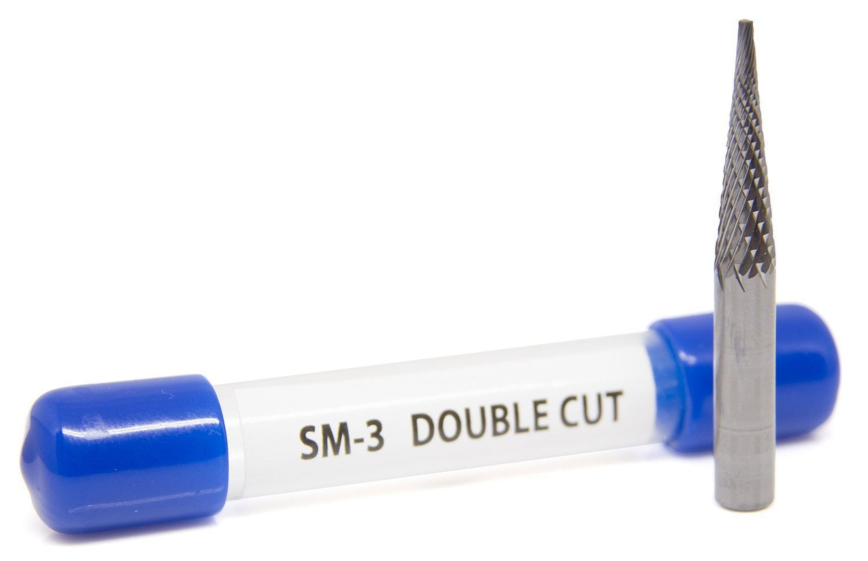 Pointed Cone Shape Premium Double Cut Tungsten Carbide Burr for Metal ...