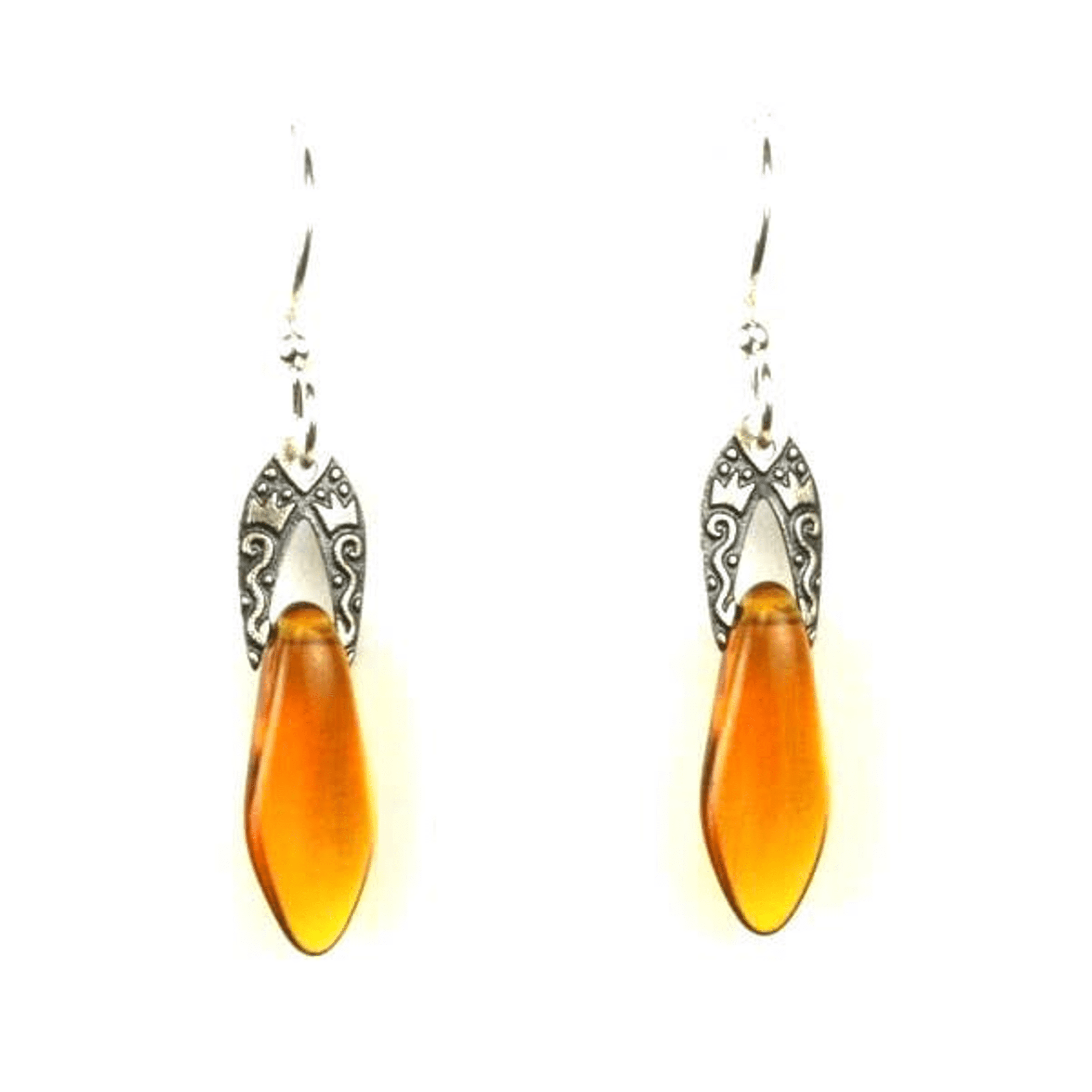 Pointed Dagger Drop[ 1inch Drop Amber ] - Walmart.com
