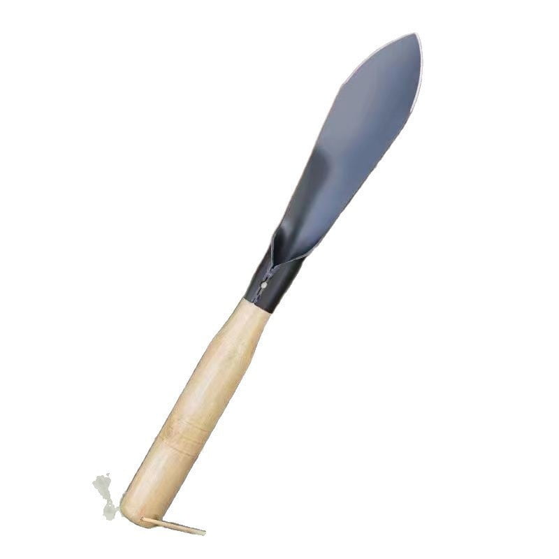Pointed Garden Trowel, Iron Transplanter Shovel with Wood Handle, Hand ...