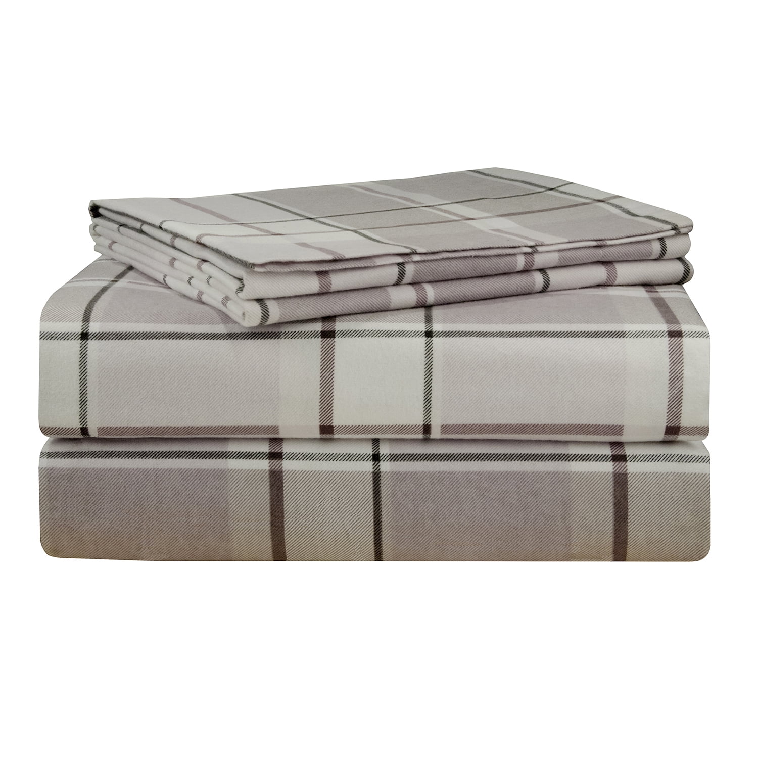 Pointehaven 200 GSM Flannel Sheet Set, King, Printed, Jensen - Walmart.com