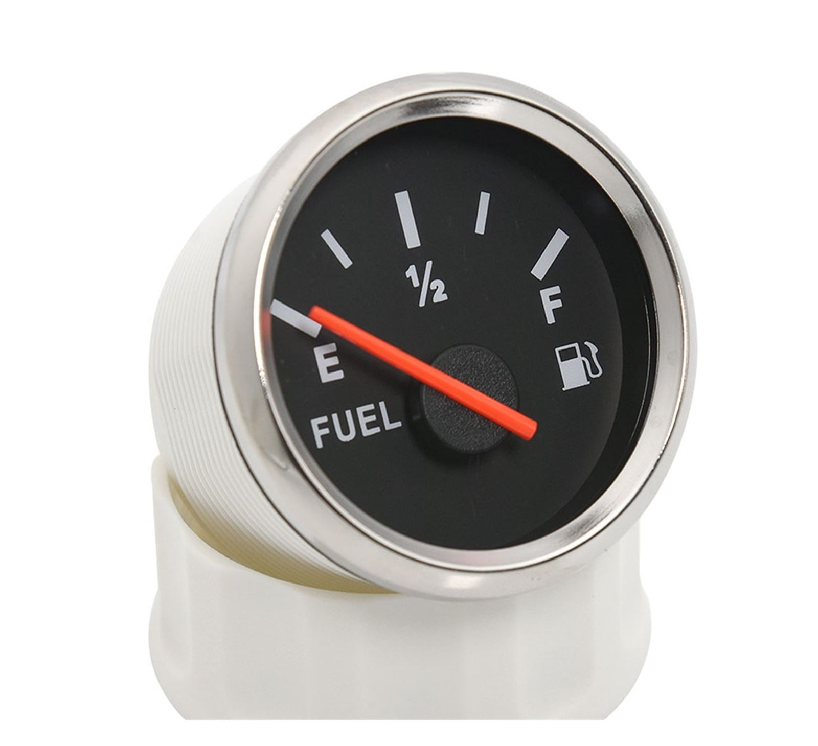 Pointer 52MM Fuel Level Gauge With Red Light Fuel Level Sensor 0-190ohm ...