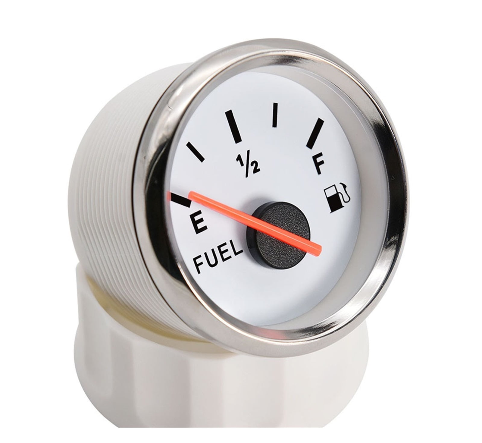 Pointer 52MM Fuel Level Gauge With Red Light Fuel Level Sensor 0-190ohm ...