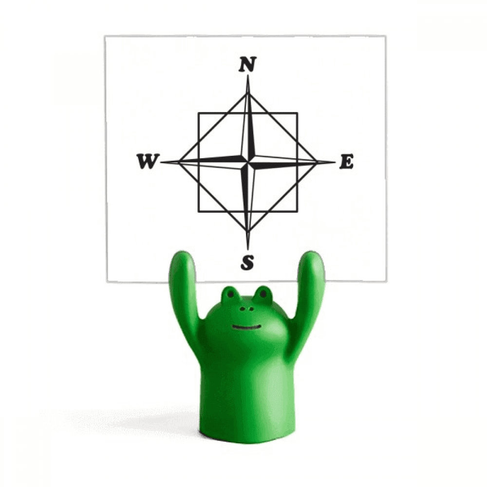 Pointer Direction Compass Memo Holder Cartoon Animal Frog Stand ...