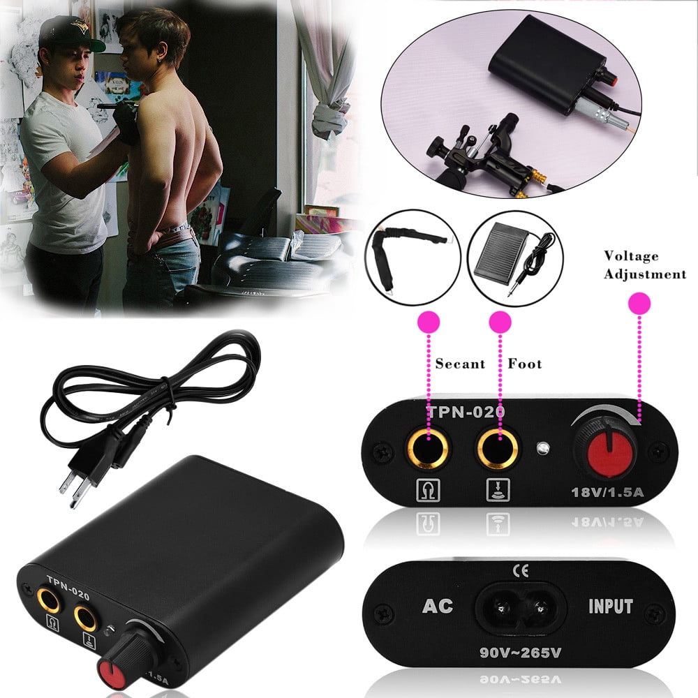 Pointer type Dual Mini Tattoo Machine Power Supply for Tattoo Machine ...