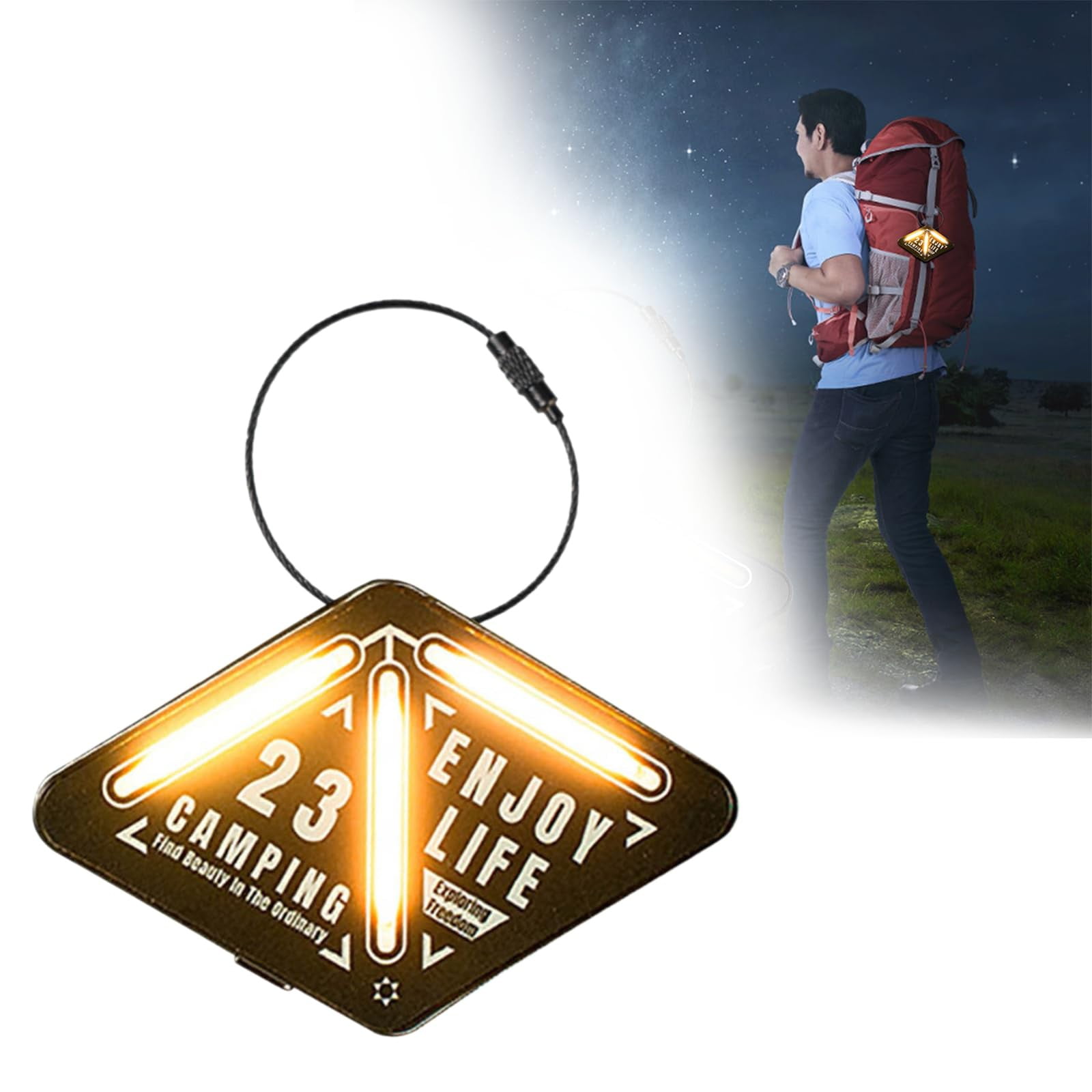 Pointing Light Outdoor Warningss Light Night Running Reflective Stained ...