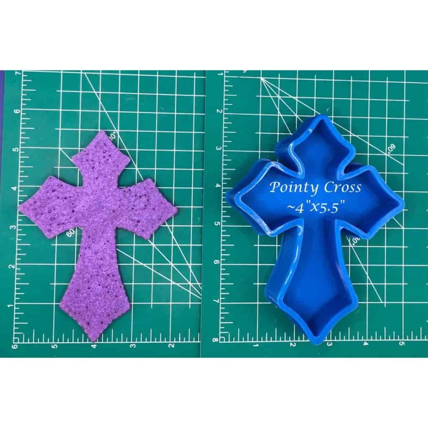 Pointy Cross Silicone Freshie Mold - Walmart.com