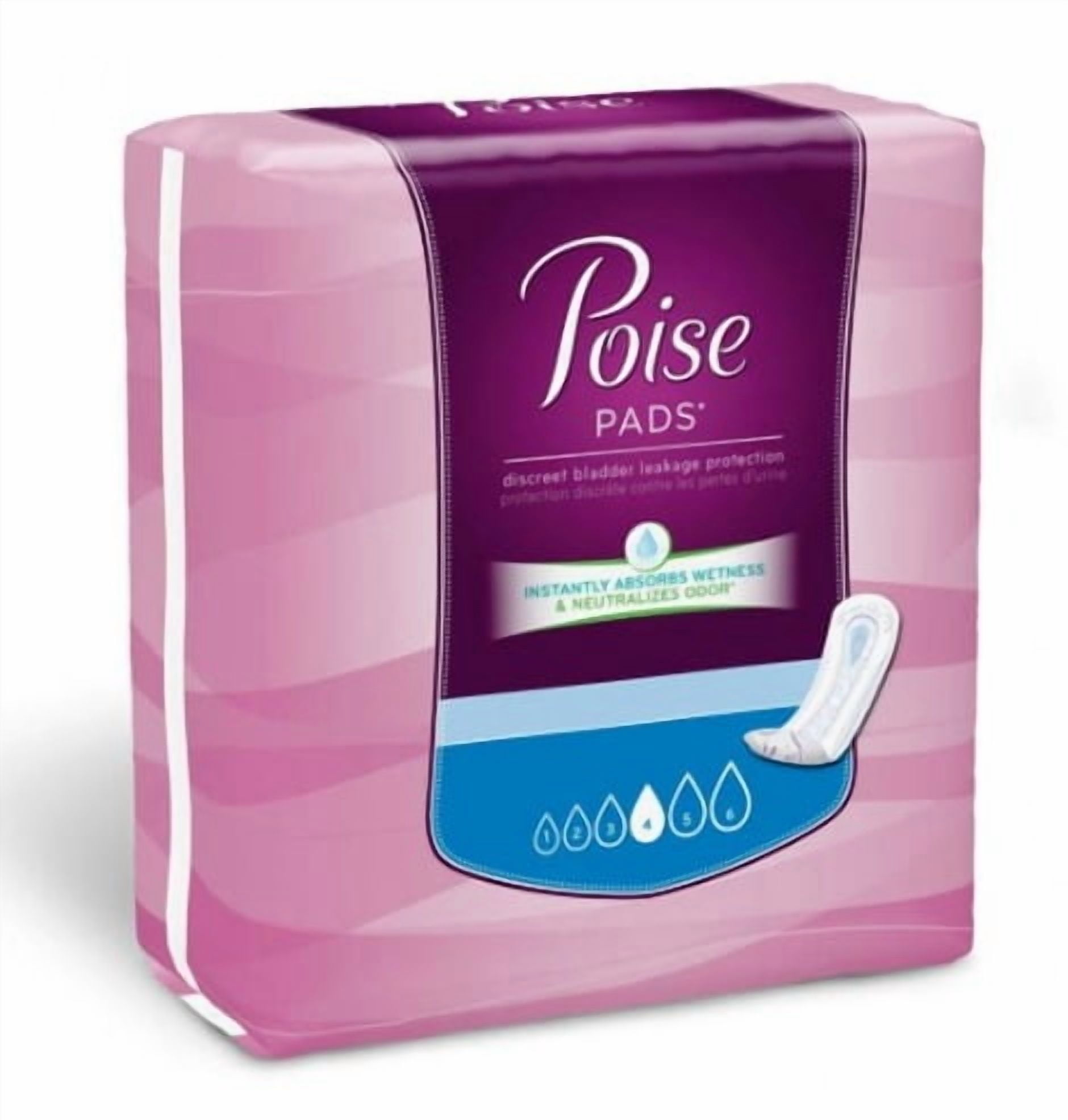 Poise Ultimate Absorbency Light-Medium Length Female Bladder Control ...