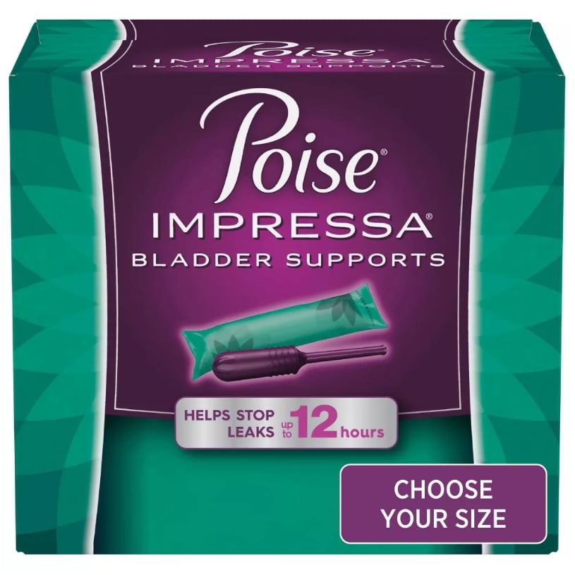 Poise Impressa Incontinence Bladder Control Support for Women - 21ct ...