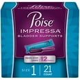 Poise Impressa Incontinence Bladder Control Support for Women - 21ct ...