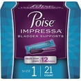 Poise Impressa Incontinence Bladder Supports for Bladder Control, Size ...