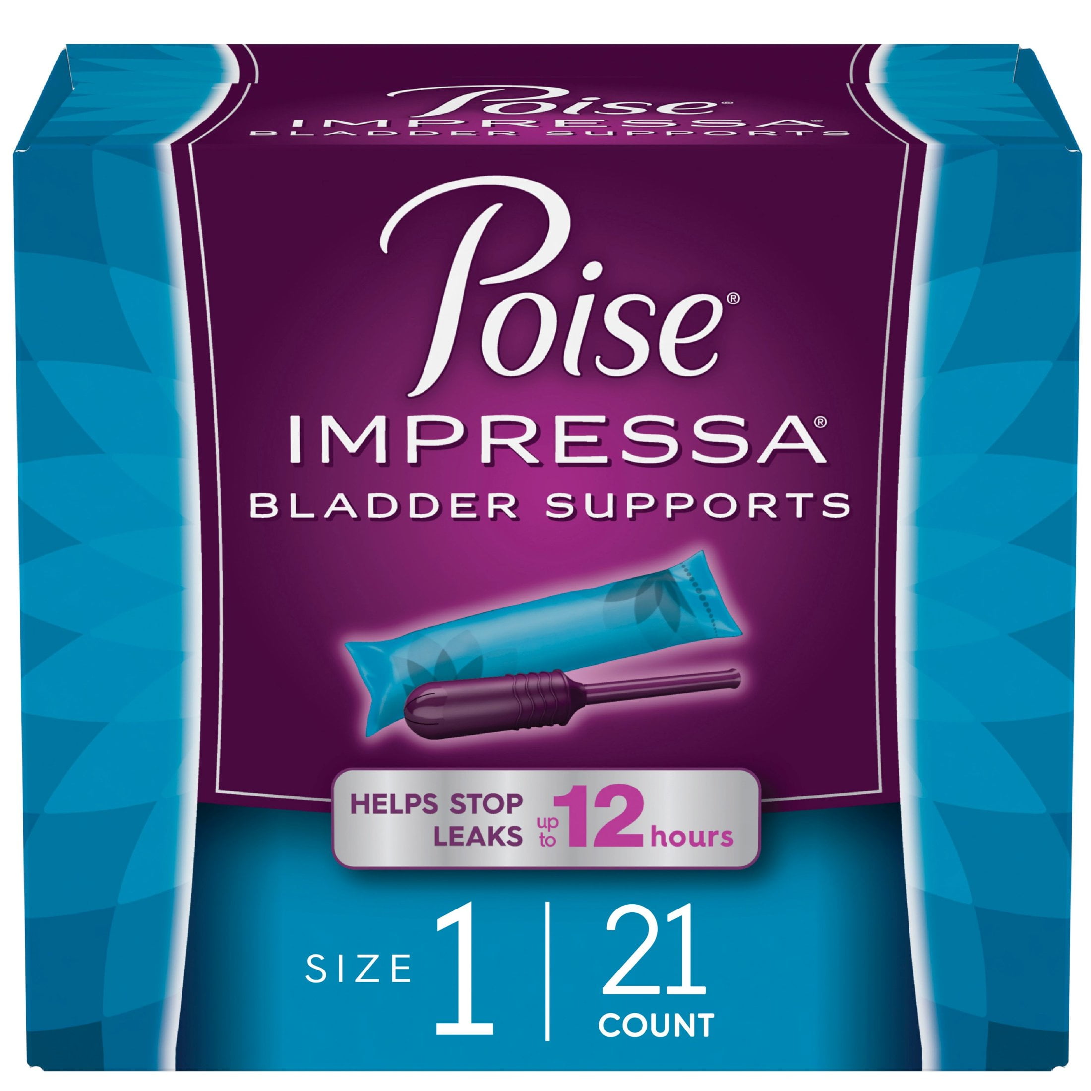Poise Impressa Women's Incontinence Bladder Support for Women, Bladder ...