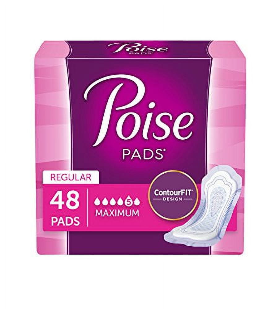 Poise High Absorbency Pads, 48 Count - Walmart.com
