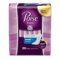 Poise Regular Length Pads, Moderate Absorbency, 10.47 Inches, 20 Count ...