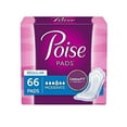 Poise Pads, Regular Length, Moderate Absorbency, Incontinence ...