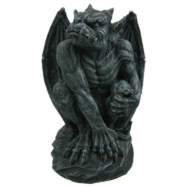 Poised Protector Winged Gargoyle Statue Guardian - Walmart Business ...