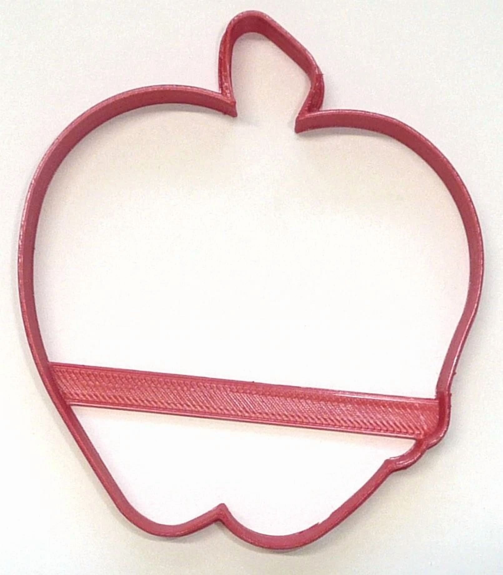 Poison Apple Outline Halloween Scary Magic Cursed Cookie Cutter Usa ...