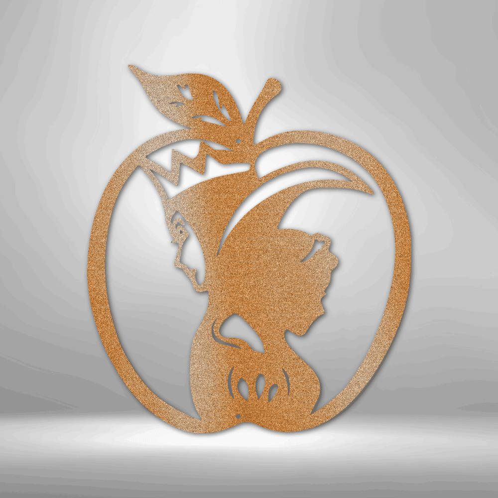 Poison Apple Steel Sign Laser Cut Powder Coated Home & Office Metal ...