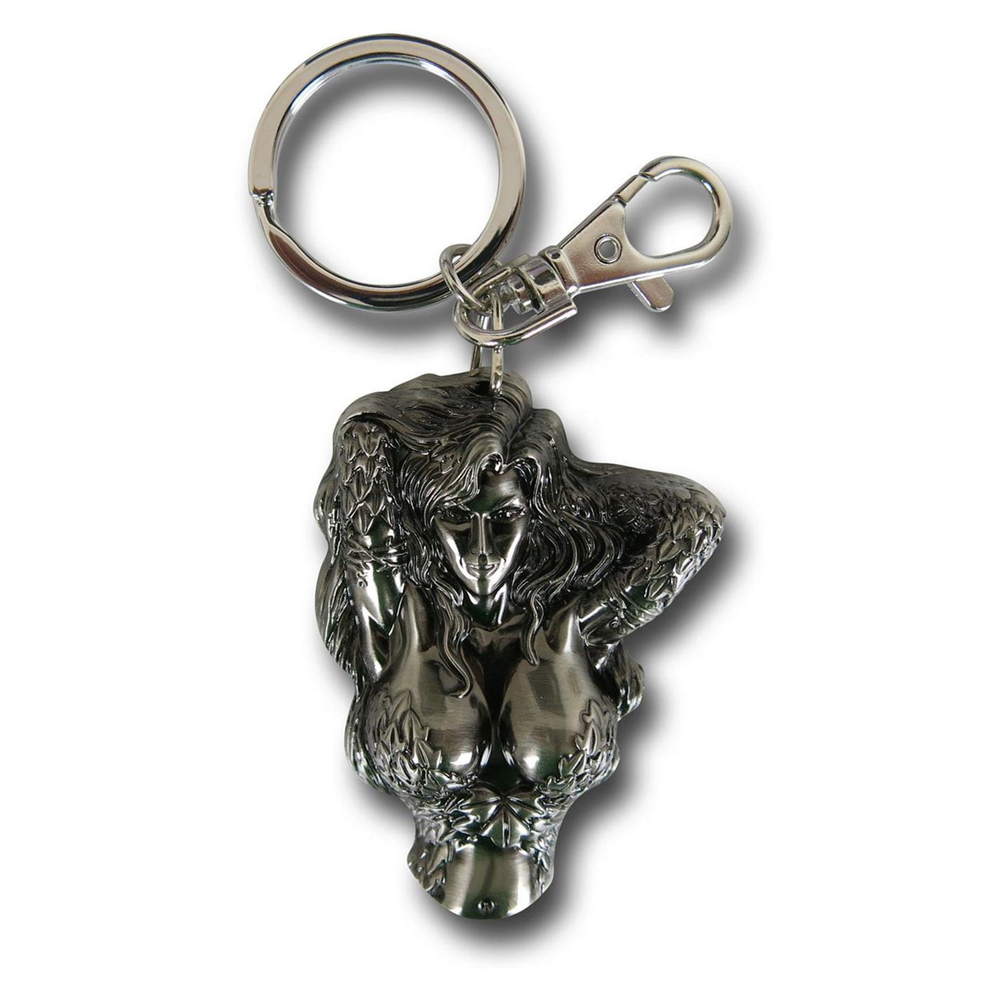 Poison Ivy Pewter Keychain - Walmart.com