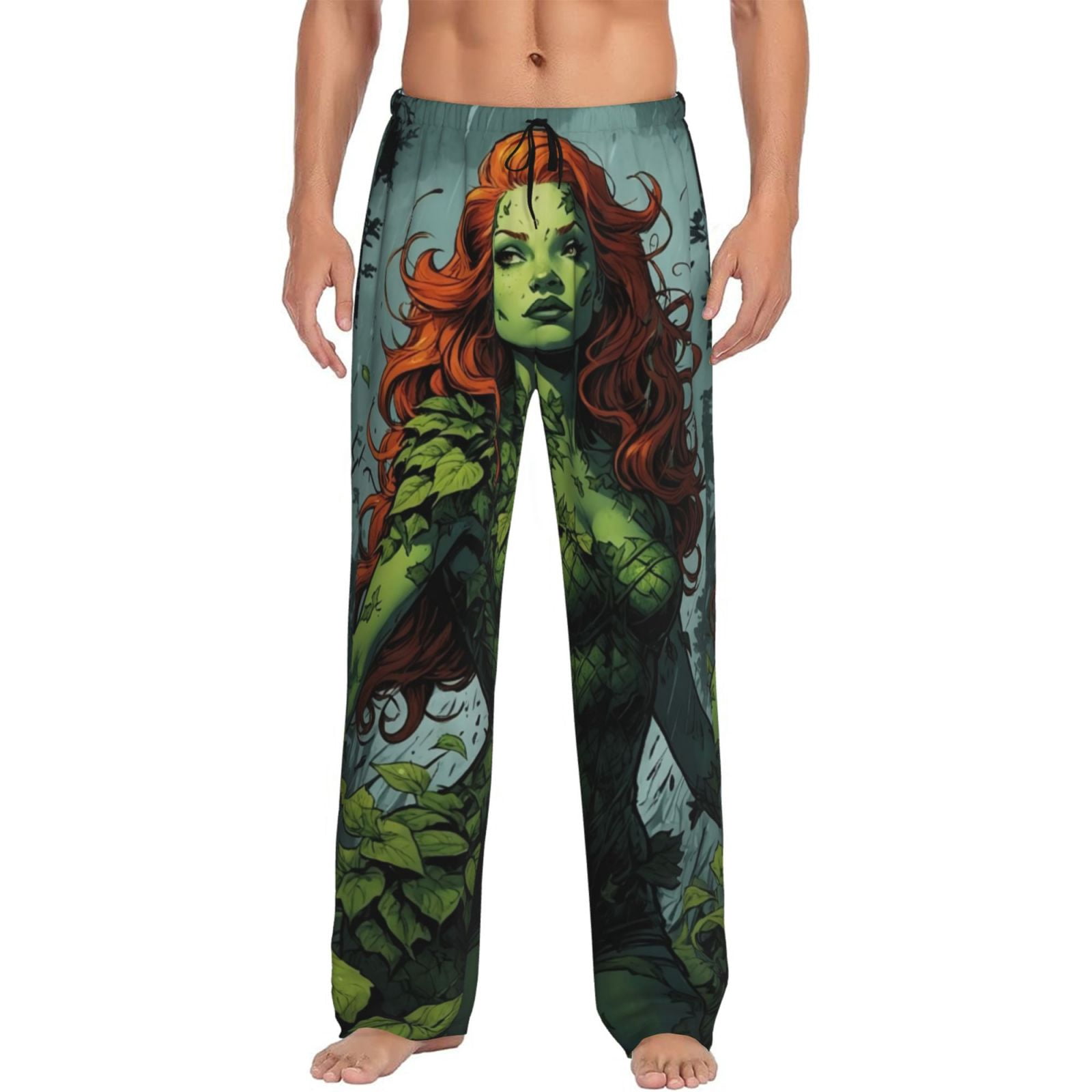 Poison Ivy Men's Pajama Pants Super Soft Comfy Sleep Lounge Pants ...