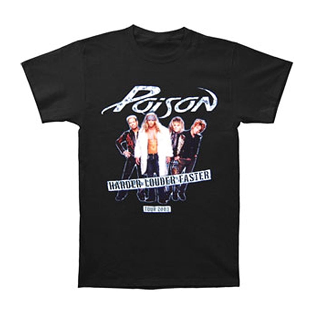 Poison Men's Band Photo 03 Tour T-shirt X-Large Black - Walmart.com