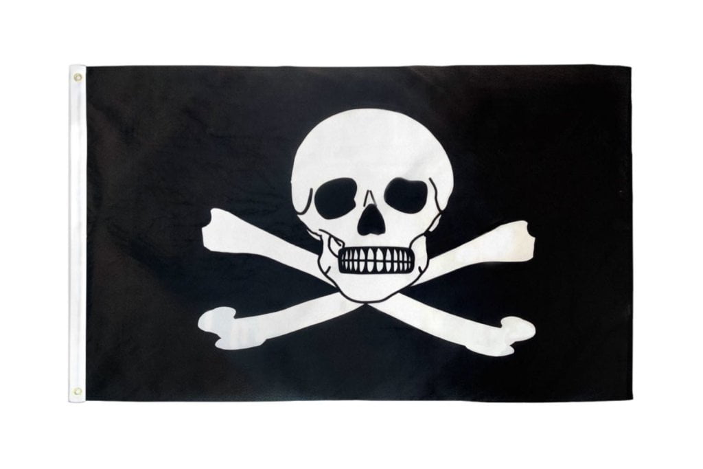 Poison Pirate Flag 3x5ft Poly - Walmart.com