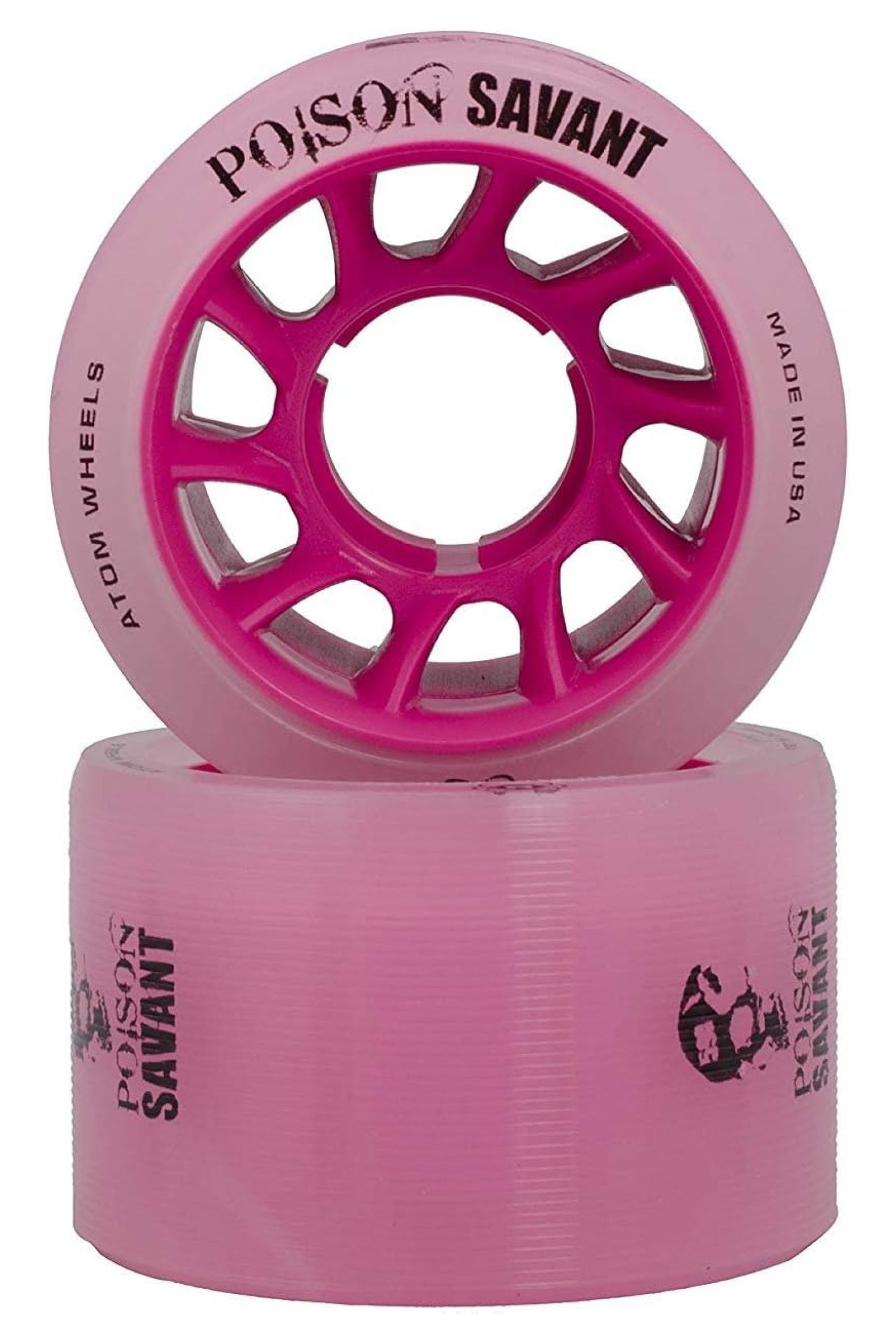 Poison Savant Skate Wheels Pink Set of 4 - Walmart.com