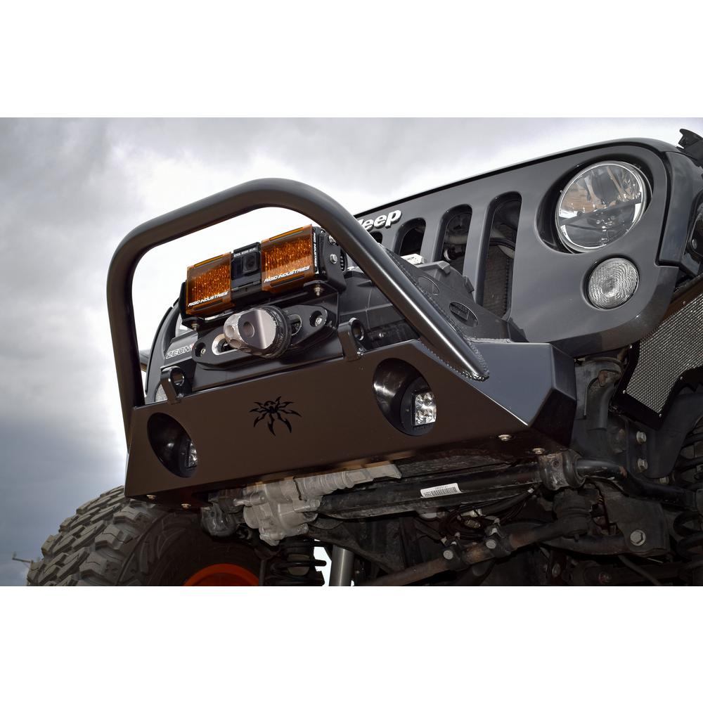 Poison Spyder BFH II Front Bumper with Brawler Bar (Black) - 17-16-021 ...