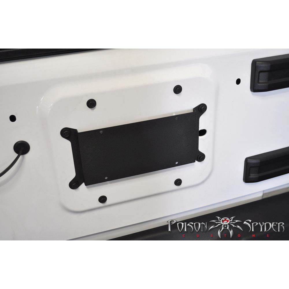 Poison Spyder License Plate Mount - 18-04-012-02 - Walmart.com