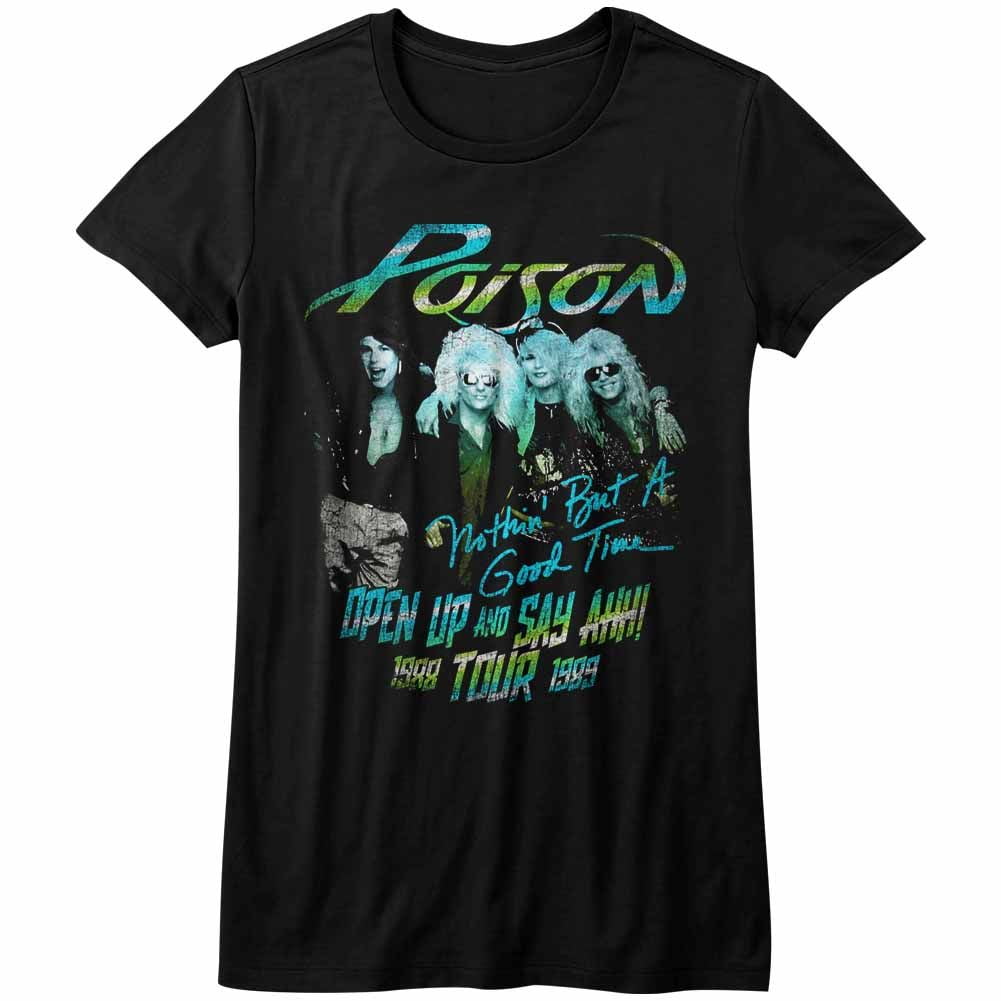 Poison Tour Shirt Black Women's T-Shirt - Walmart.com