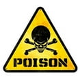 Poison Triangle Metal Sign - Walmart.com