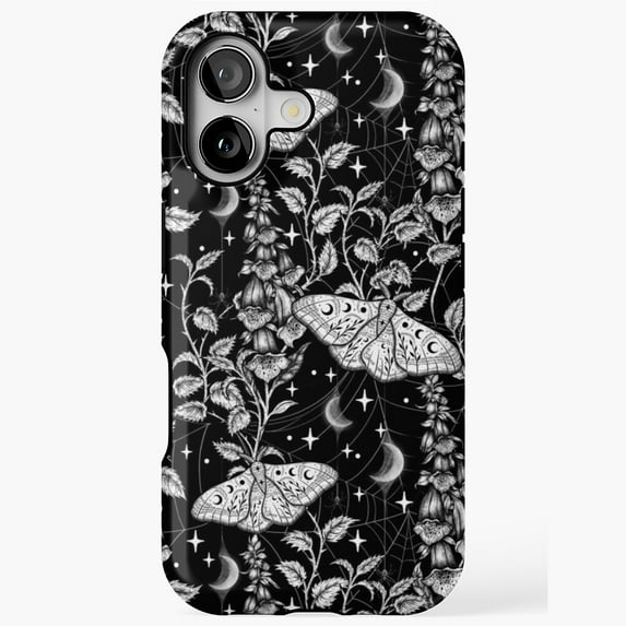 Poisonous Floral Pattern Retro Gothic Compatible Phone Case for iPhone ...