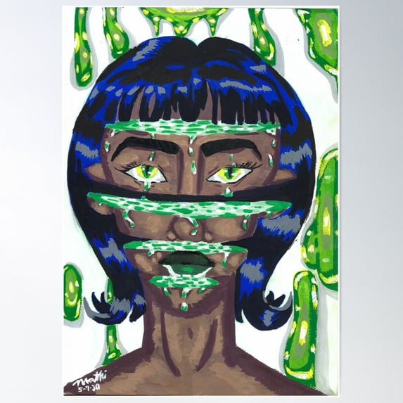 Poisonous Thoughts Poster Wall Art, Modern Wall Decor For Living Room ...