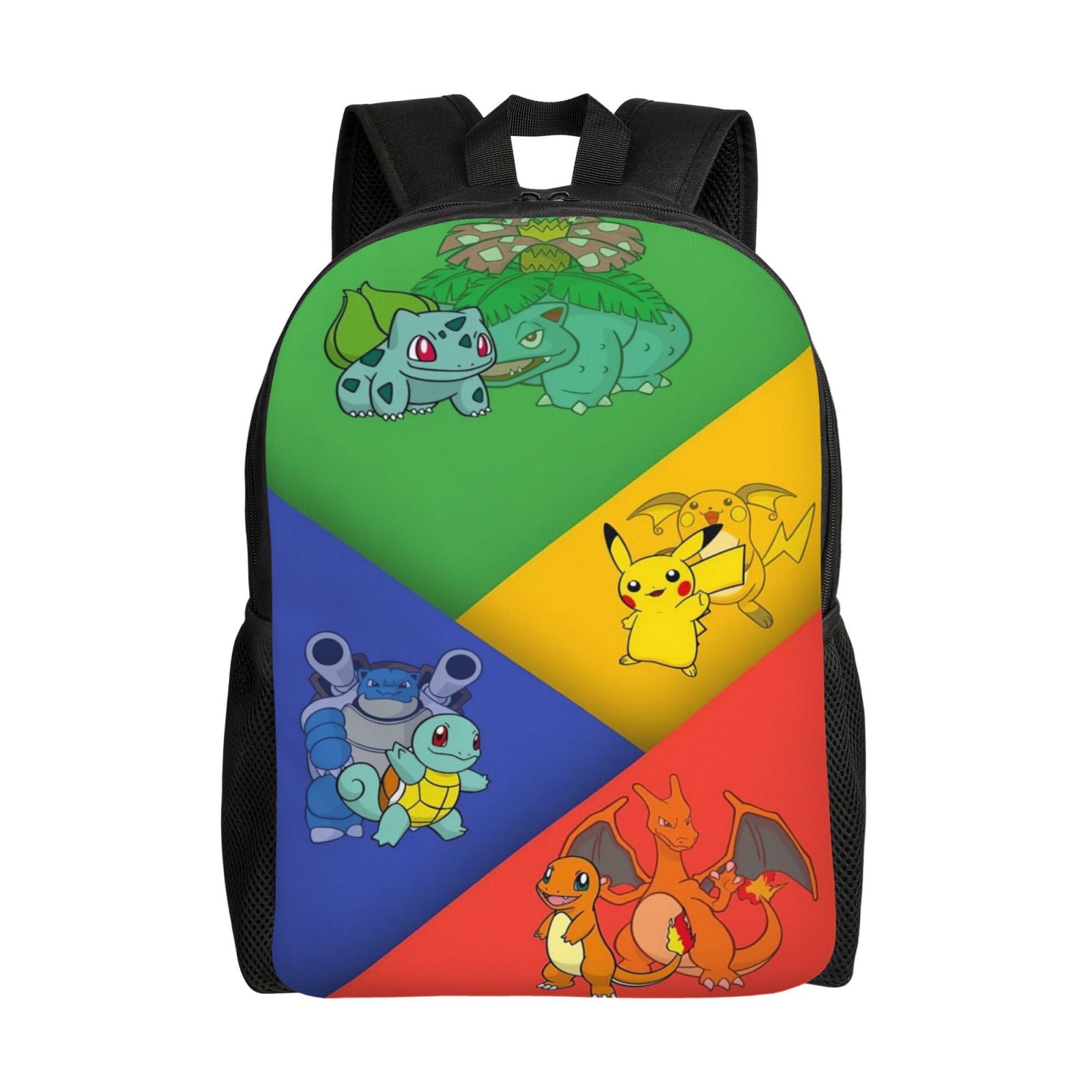 Pok-em-on Pi-ka-ch-u Backpack Full Size Backpack for Men & Women ...